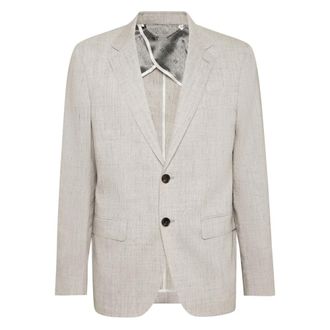 Billionaire Boys Club Linen Blazer LS - - Jackets - Herren - Grau - XL