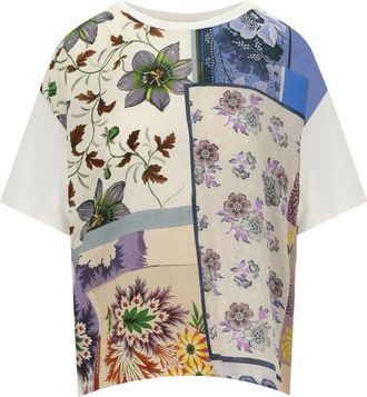 Max Mara Femme, Tops, Multicolore, Taille: 36 FR T-Shirt Pampas Floral