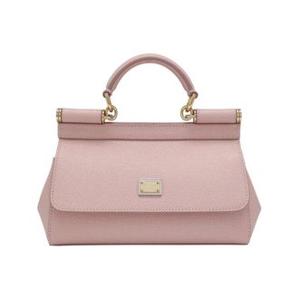 Dolce & Gabbana Femme, Sacs, Rose, Taille: ONE Size Petit Sac &agrave; Main Sicily