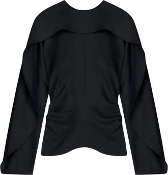 Nanushka Femme, Blouses et Chemises, Noir, Taille: 38 FR Jamille Top
