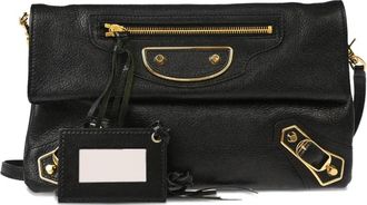 Balenciaga sac port&eacute; &eacute;paule Enveloppe (2015) - Noir