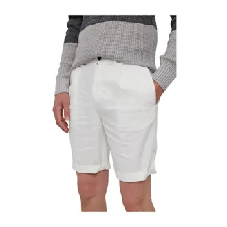 Calvin Klein Homme, Shorts, Blanc, Taille: W38 Shorts Bermuda Élégant