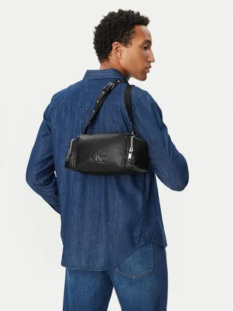 Calvin Klein Umh&auml;ngetasche Jeans Flight Bag LV04D3469G Schwarz