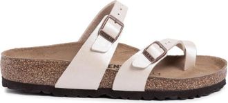 Birkenstock Homme, Chaussures, Blanc, Taille: 41 EU Sandales Mayari Blanc Perle