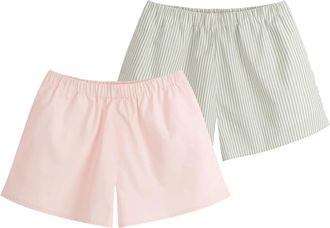 Mela Damen vegan Multipack 2x Pyjama Shorts Bundle Style Vanika Multi Color