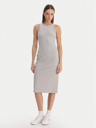 Calvin Klein Jeans Kleid f&uuml;r den Alltag Monologo Baby LV047F242G Grau Slim Fit
