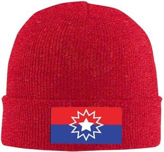 Generic Drapeau De Juneteenth 1 Unisex Bonnets Tricoté Doux Bonnets Hiver Chaud Bonnet De Trawler pour Sport Casque Moto Randonnée