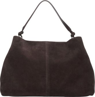 Estro & Luminara Femme, Sacs, Brun, Taille: ONE Size Sac Shopper en Velours Authentique