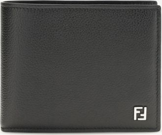Fendi Leather bifold Wallet Male UNI