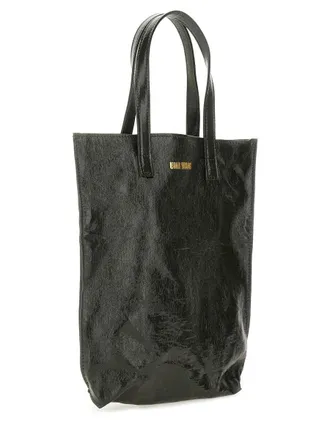 Uma Wang Linen and Polyurethane Blend Tote Bag - Green