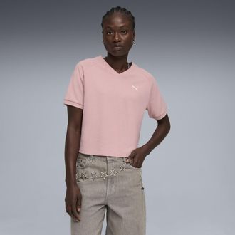 Puma T-shirt d&eacute;contract&eacute; Pinnacle PUMA Class Femme, V&ecirc;tements, Rose, XL