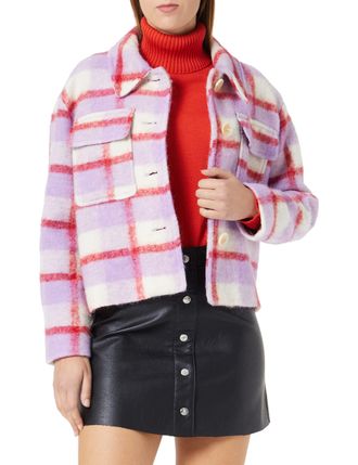 Sisley Sisley Damen 2N7WLN01D Jacket, Multicolor 911, 42