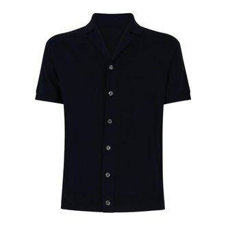 Daniele Alessandrini Polo Chemise - Homme - Tops - Bleu - Taille: XL