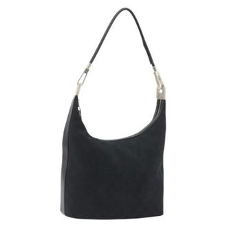 Gucci Pre-owned Sac bandouli&egrave;re vintage en toile GG - Femme - Pre-owned - Noir - Taille: ONE Size