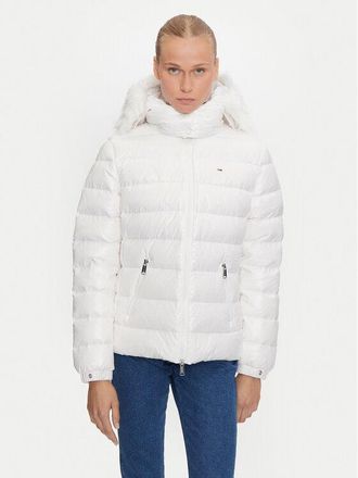 Tommy Jeans Daunenjacke DW0DW19926 Wei&szlig; Regular Fit