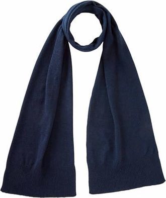 Benetton Sciarpa in Maglia 1002du01e &eacute;charpe Foulard, Bleu, Taille Unique Femmes
