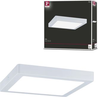 Paulmann 71022 LED Panel Abia 300x300mm eckig Tageslichtwei&szlig; Wei&szlig; Lichtpanel Kunststoff Deckenpanel 4000 K