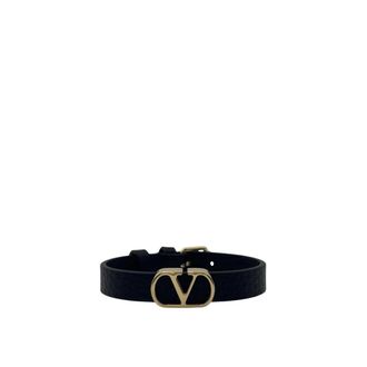 Valentino VLogo Signature Lederarmband - - Accessories - Herren - Schwarzk - ONE SIZE