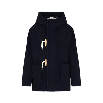 Emporio Armani Duffelcoat aus Schurwolle - - Jackets - Herren - Blau - M