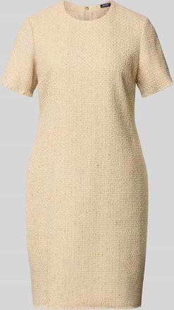 Joop Etuikleid in Bouclé-Optik mit Rundhalsausschnitt