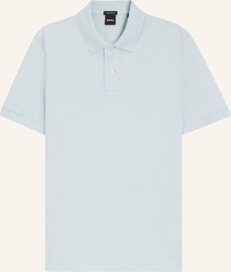 HUGO BOSS Piqu&eacute;-Poloshirt Pallas Regular Fit blau