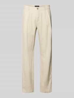 Marc O'Polo Tapered Leinenhose mit G&uuml;rtelschlaufen Modell OSBY JOGGER