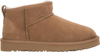 Estro & Luminara Femme, Chaussures, Brun, Taille: 37 EU Bottes de neige avec doublure en fourrure