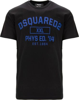 Dsquared2 Homme, Tops, Noir, Taille: S T-shirt &agrave; col rond