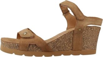 Panama Jack Femme, Chaussures, Brun, Taille: 37 EU Sandales Compens&eacute;es Plateforme