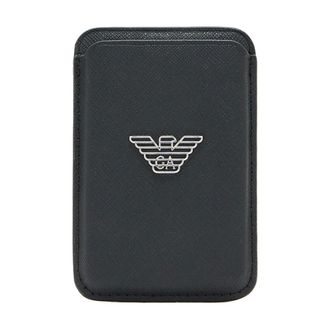 Emporio Armani Homme, Accessoires, Noir, Taille: ONE Size MagSafe Card Case