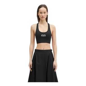 VETEMENTS Oval Logo Sport-BH - - Tops - Damen - Schwarzk - S