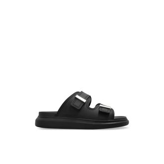 Alexander McQueen Slides mit Logo - - Shoes - Herren - Schwarzk - 41 1/2 EU