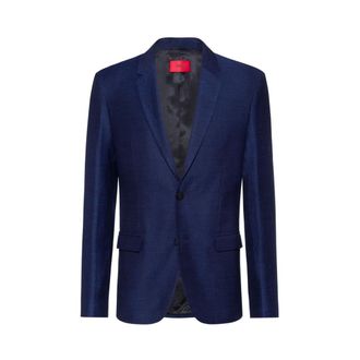 HUGO BOSS Homme, Vestes, Bleu, Taille: M Blazer Classique en Bleu Foncé