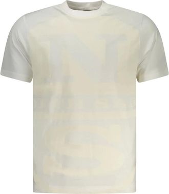 North Sails Homme, Tops, Blanc, Taille: 3XL T-shirt &agrave; manches courtes