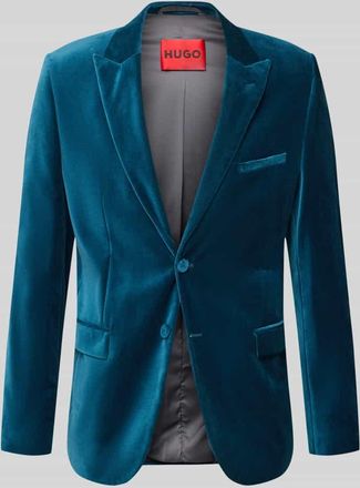 HUGO BOSS Slim Fit Smoking mit Samtstruktur