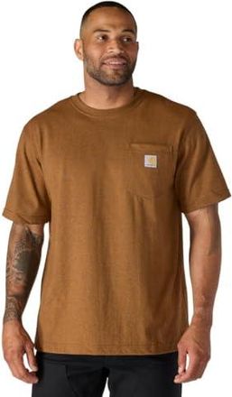 Carhartt Work in Progress Herren K87 Pocket S/S T-Shirt T-Shirt, Oiled Walnut Heather, XXL