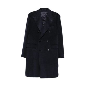 Tagliatore Single-Breasted Manteaux - Homme - Manteaux - Bleu - Taille: XL