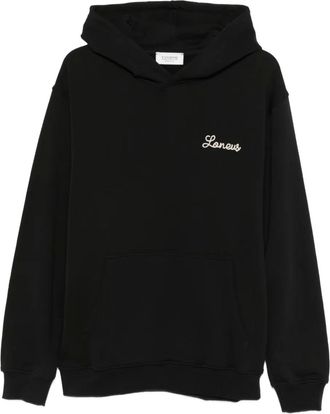 Laneus hoodie à détail de logo - Noir