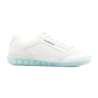 Casablanca Homme, Chaussures, Blanc, Taille: 44 1/2 EU Baskets en cuir perfor&eacute; Del Mar