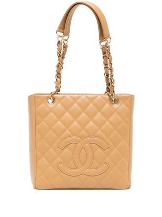 Chanel sac Petit Shopping Tote (2005) - Tons neutres