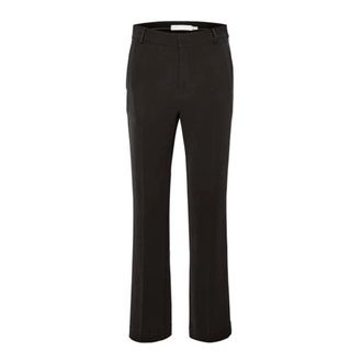 Inwear Schwarze Bootcut Hose - - Trousers - Damen - Schwarzk - 3XL