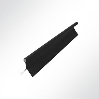 Lysel Zeltkeder Einzugskeder Kederband doppelfahnig schwarz (D) 7,50mm Meterware