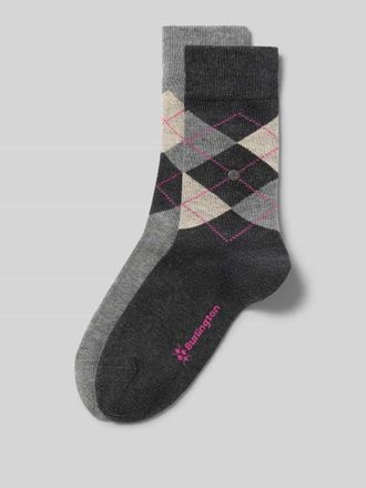 Burlington Socken mit Argyle-Stitching Modell Everyday im 2er-Pack