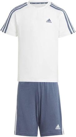 adidas Kinder Sportanzug Essentials 3-Streifen Set aus und