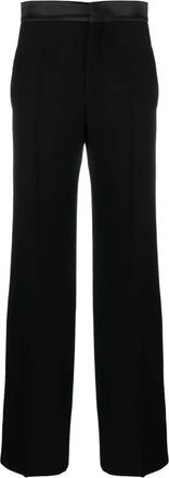 Chlo&eacute; High-Waisted Tuxedo Trousers - Black