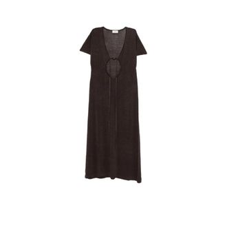 P.A.R.O.S.H. Cut-out Maxikleid - - Dresses - Damen - Braun - M