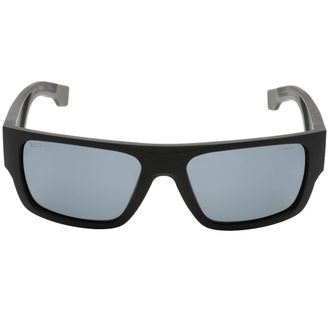 HUGO BOSS Rechteckig-Sonnenbrille f&uuml;r Herren (Matt Schwarz/Grau)