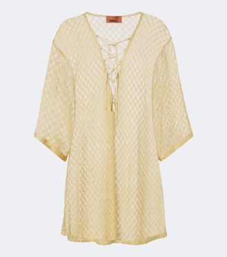 Missoni Minikleid aus Ajour-Strick