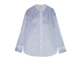 Ermanno Scervino Femme, Blouses et Chemises, Bleu, Taille: 38 FR Casual Chemises