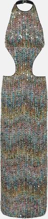 Missoni Robe aus H&auml;kelstrick mit Pailletten
